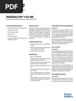 MasterRheobuild 1003 | PDF | Hormigón | Química