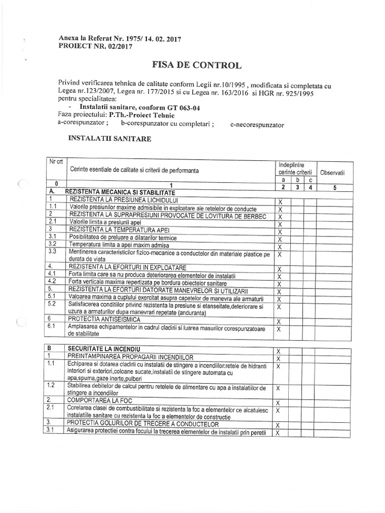 Fisa de Control Is | PDF