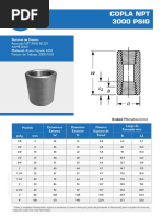 Tabla Rosca NPT | PDF | Observación científica | Notación