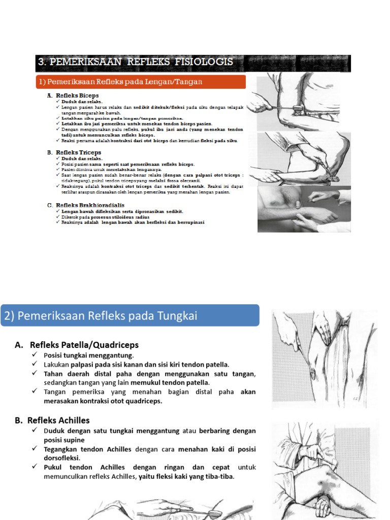Pemeriksaan Refleks Neurologis Tungkai | PDF