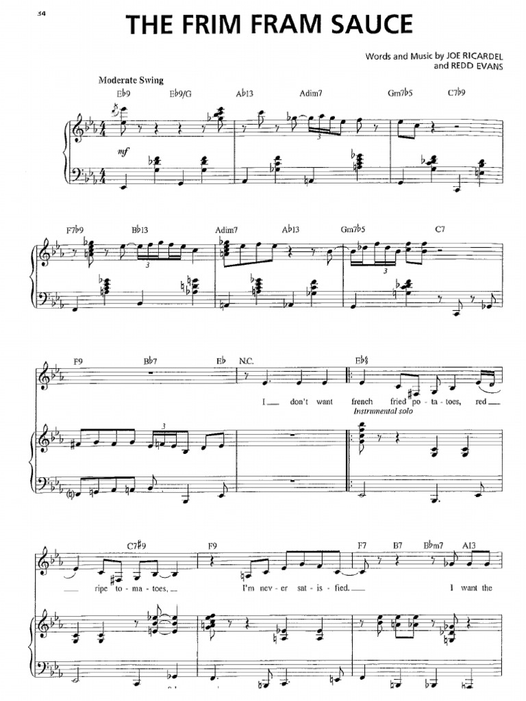 Frim Fram Sauce | PDF