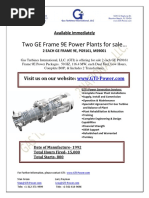 Ge Gas Turbine Frame (9fa) | PDF | Technology & Engineering