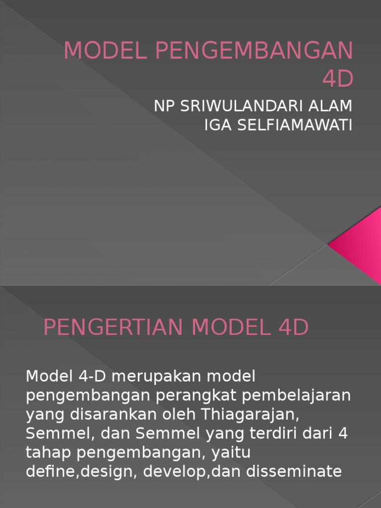 Model Pengembangan 4d | PDF