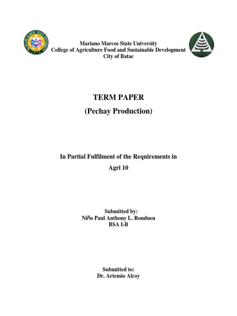 Pechay Production | PDF | Sowing | Organic Farming