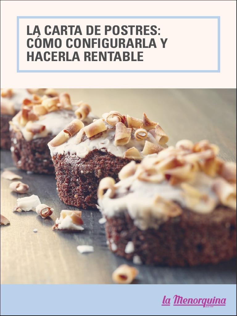 Cómo Crear una Carta de Postres Rentable | PDF | Oferta (economía ...