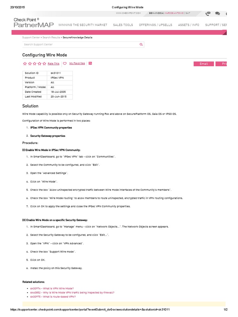 Configuring Wire Mode Pdf Virtual Private Network Cyberwarfare