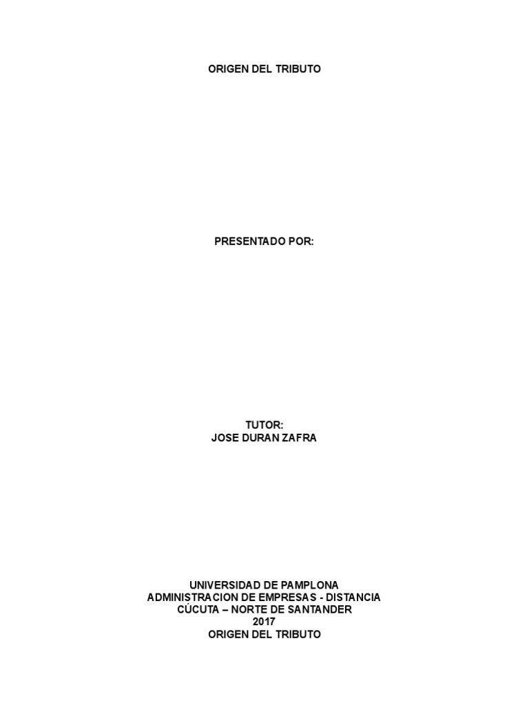 Origen Del Tributo | PDF | Augusto | Roma antigua