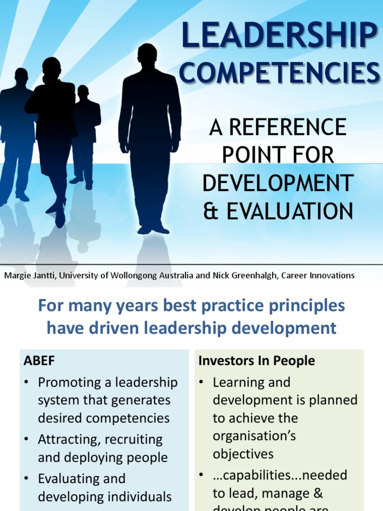 Leadership Competencies MJantti | PDF | Competence (Human Resources ...