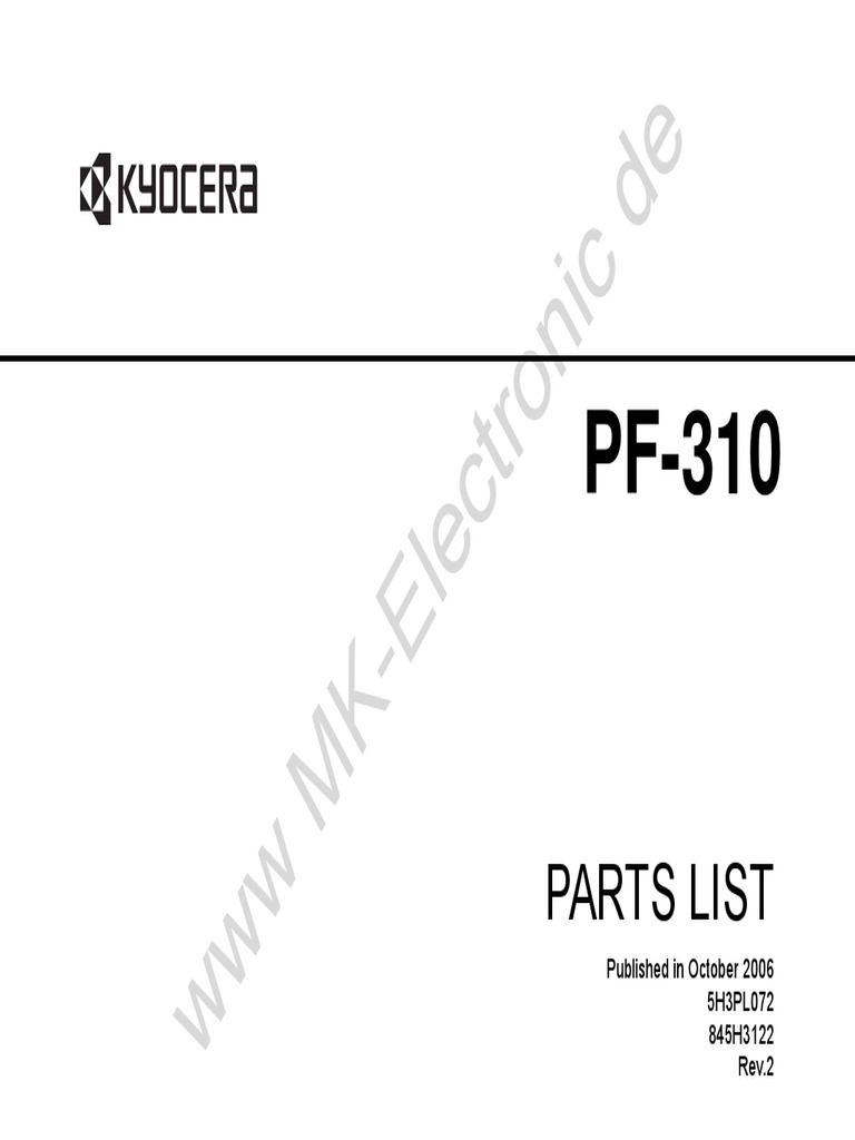PF 310 | PDF | Vehicles | Manufactured Goods