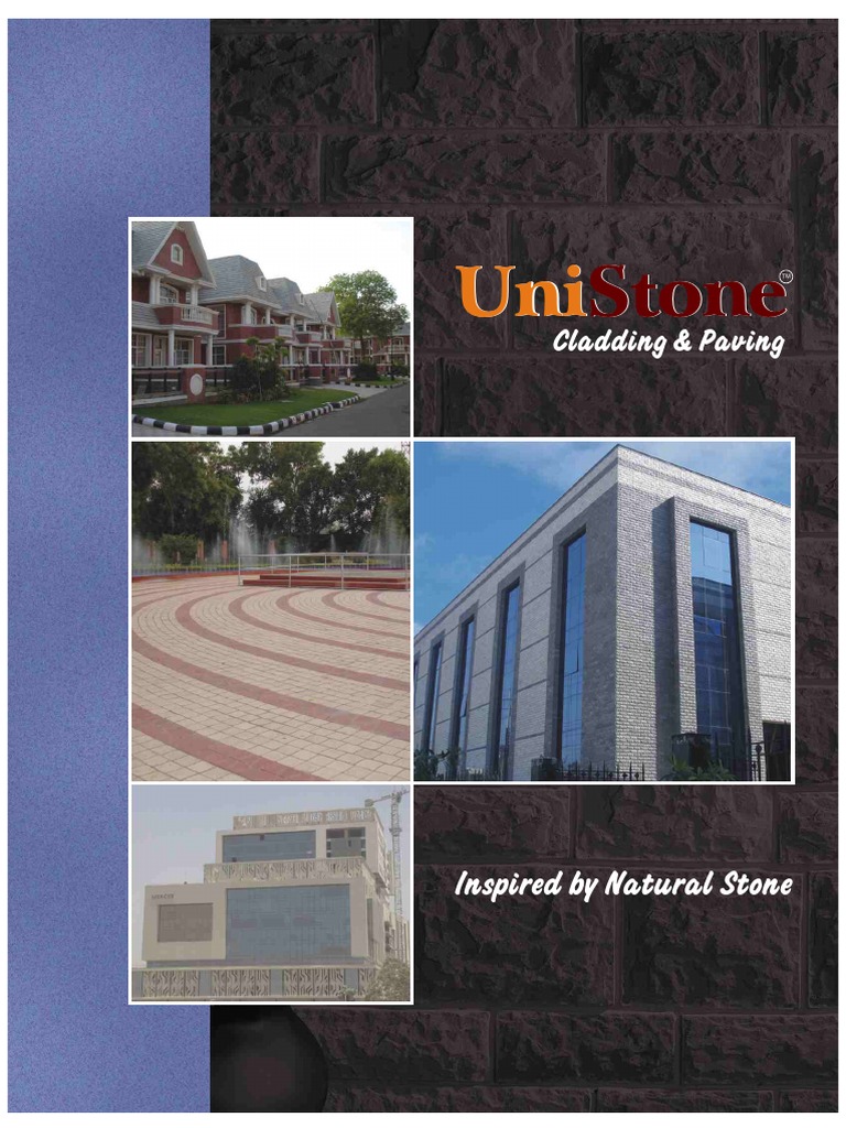01 Wall Cladding & Paving Unistone | PDF | Architectural Design ...
