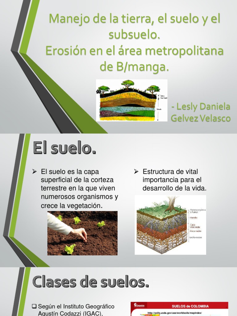 Manejo de Tierra Suelo y Subsuelo. | PDF | Área rural | Suelo