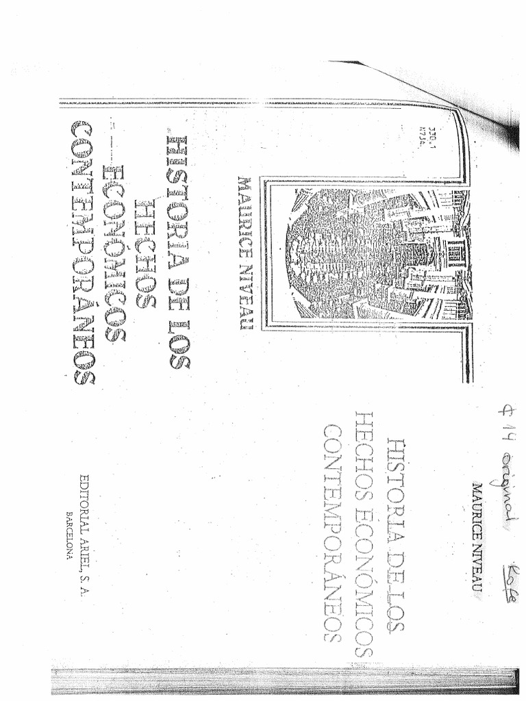 Niveau, Maurice - Historia de Los Hechos Economicos Contemporaneos. Sección II | PDF