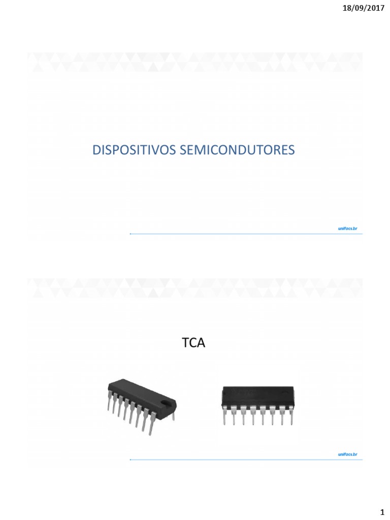 Aula 05 - TCA 785 PDF | PDF | Capacitor | Rede elétrica