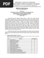 Pengumuman Rekrutmen BLUD 2025 | PDF