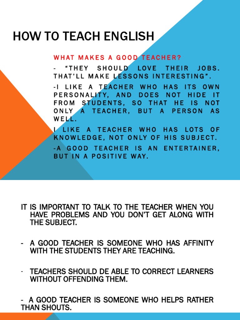 Effective Strategies for Teaching English | PDF