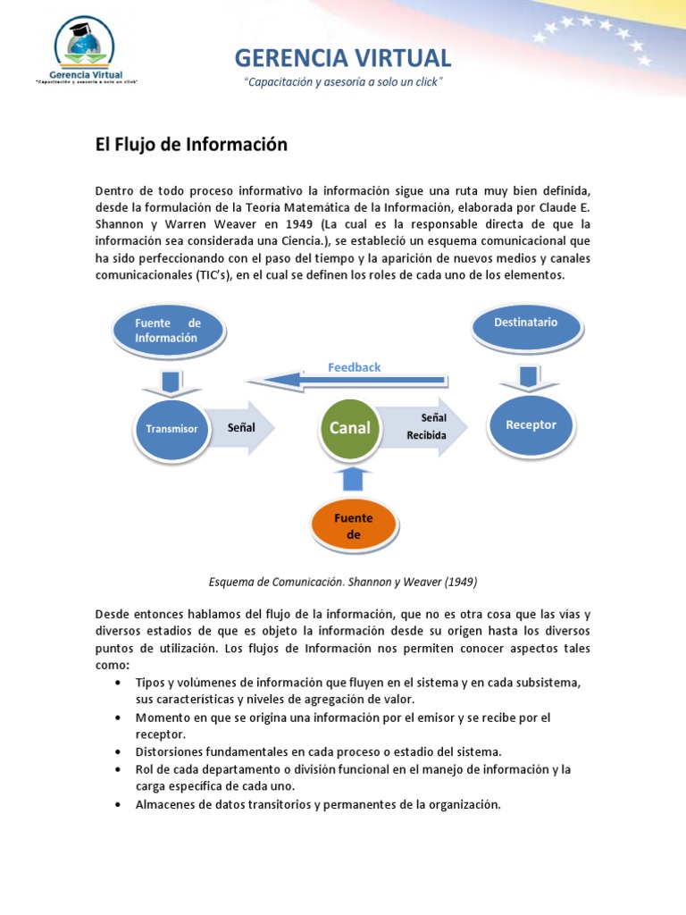 Flujo de Información y Auditoria de Información | PDF | Información ...