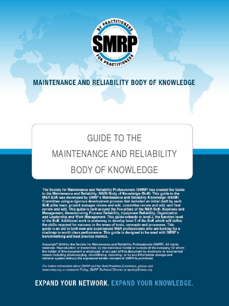SMRP Guide To The Maintenance and Reliability Body of Knowledge | PDF ...