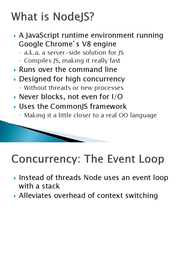 Node JS | Download Free PDF | Concurrent Computing | Computing Infrastructure