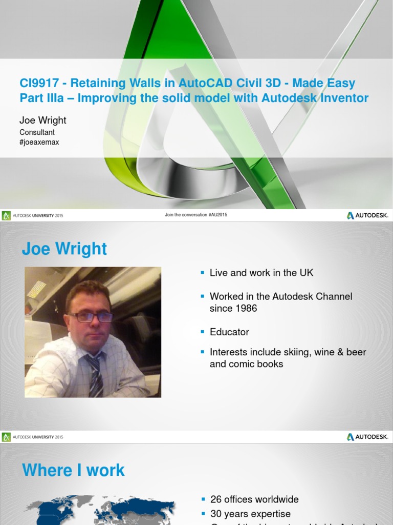 Presentation - 9971 - Retaining Wall Slide Deck | PDF | Autodesk | Auto Cad