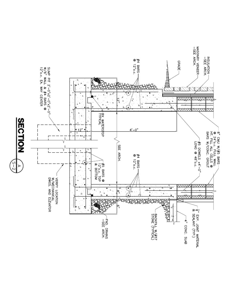 Typical Elevator Shaft Structural Plan | Download Free PDF | Business ...