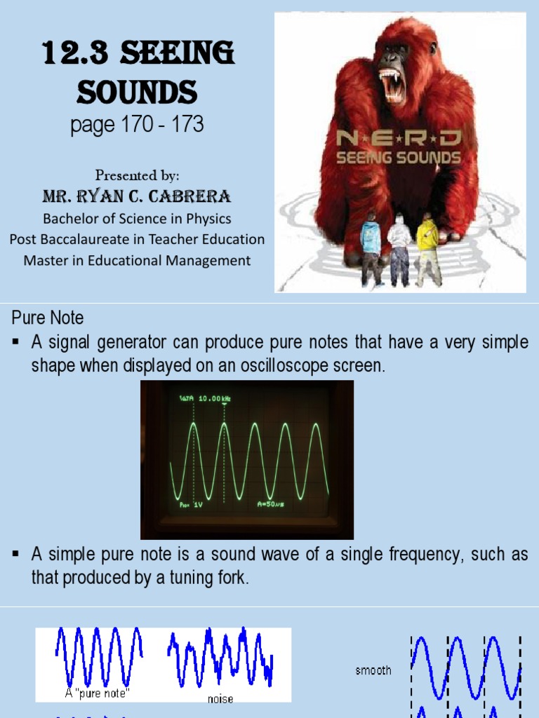 12.3 Seeing Sounds | PDF | Ultrasound | Frequency