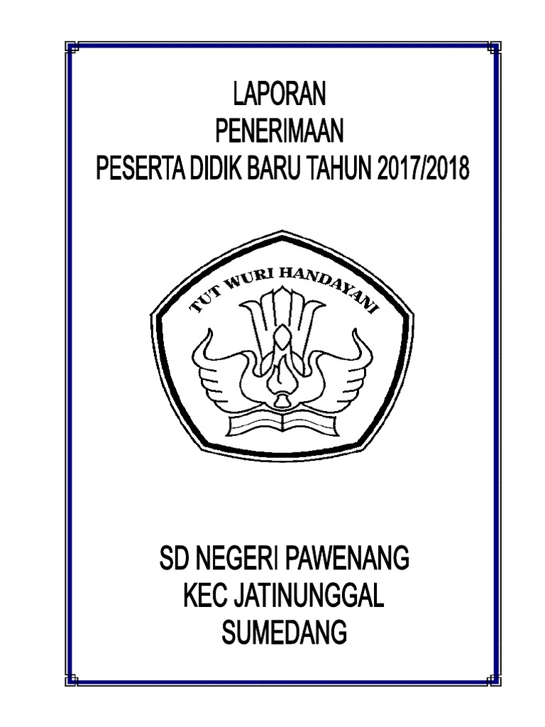 1 Cover Laporan PPDB | PDF