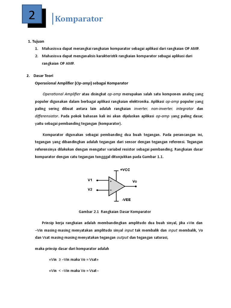 2 Komparator | PDF