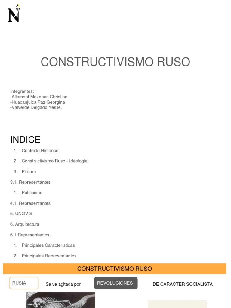 Constructivismo Ruso | PDF | Medios de arte | Estética