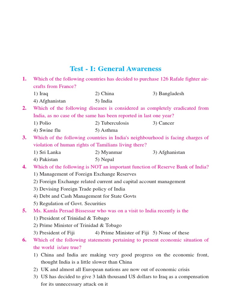 Govt Exam Previous Year Model Question Papers With Answer Key PDF 08 ...
