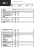 Duct Inspection Checklist | PDF | Duct (Flow) | Civil Engineering