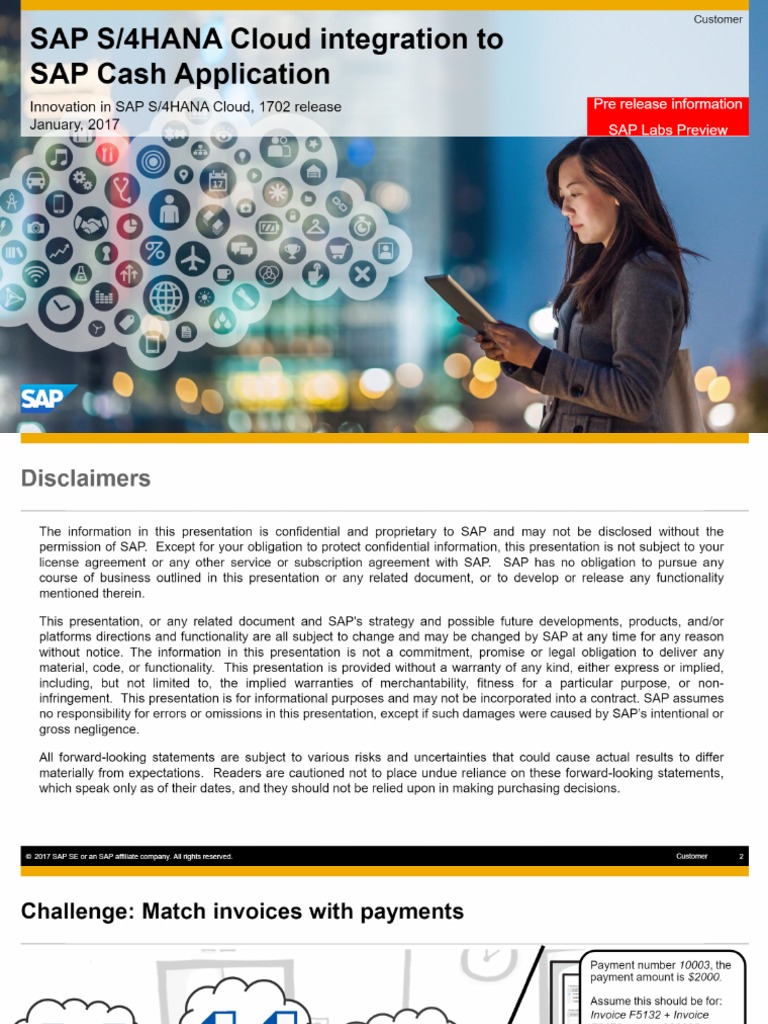 S4HANA Cloud Integration To SAP Cash Application | PDF