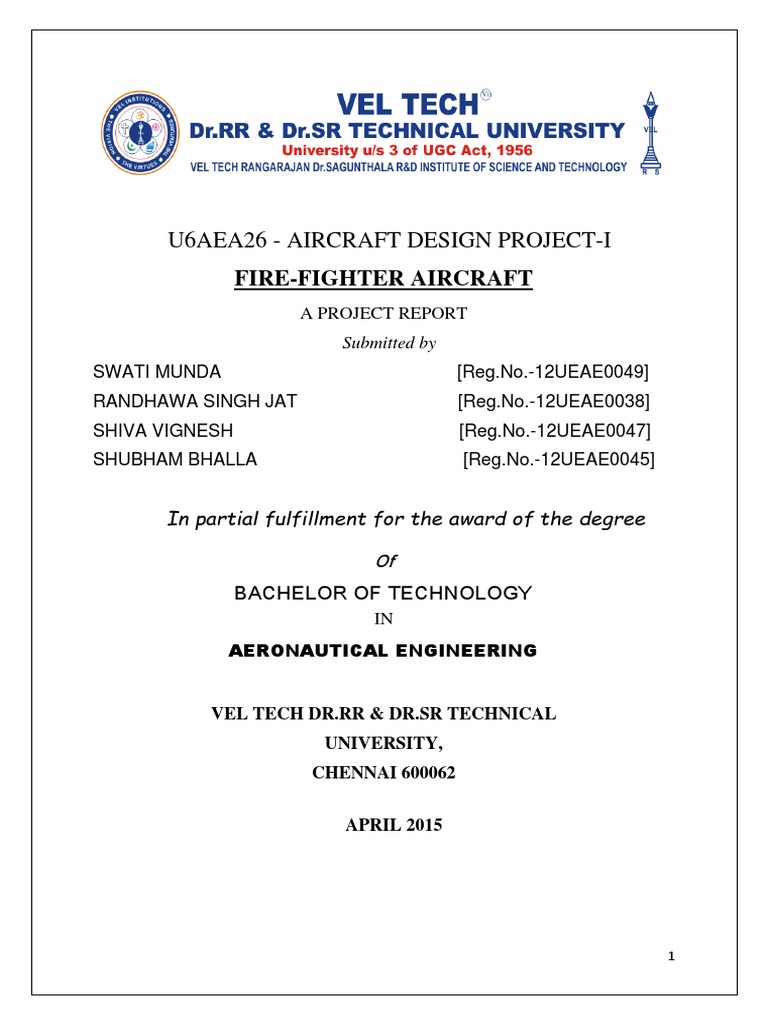 Aircraft Design Project-1 | PDF | Landing Gear | Seaplane