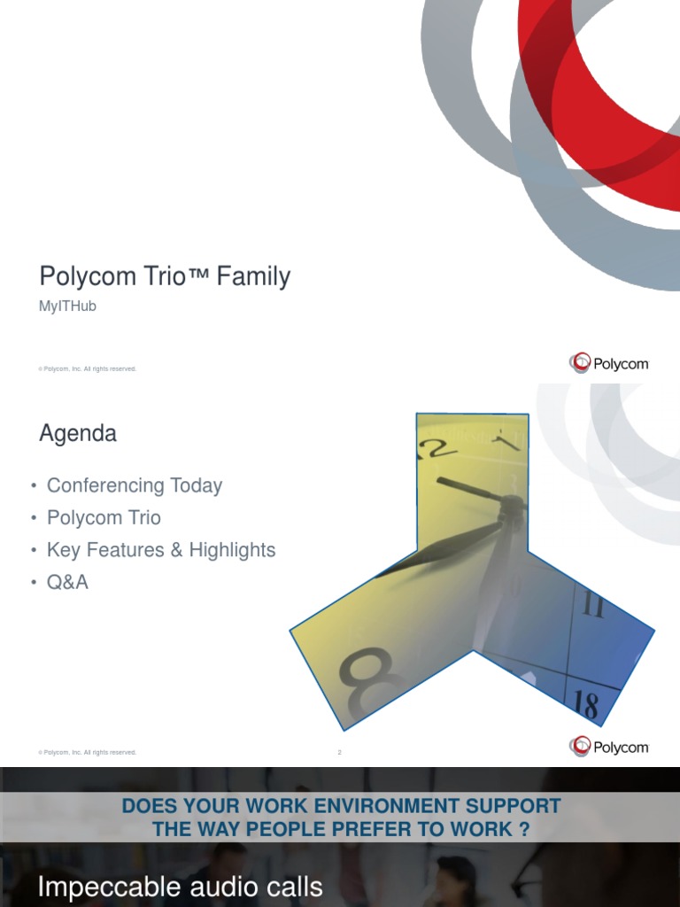 Polycom Trio Family Presentation | PDF | Videotelephony | Computer ...