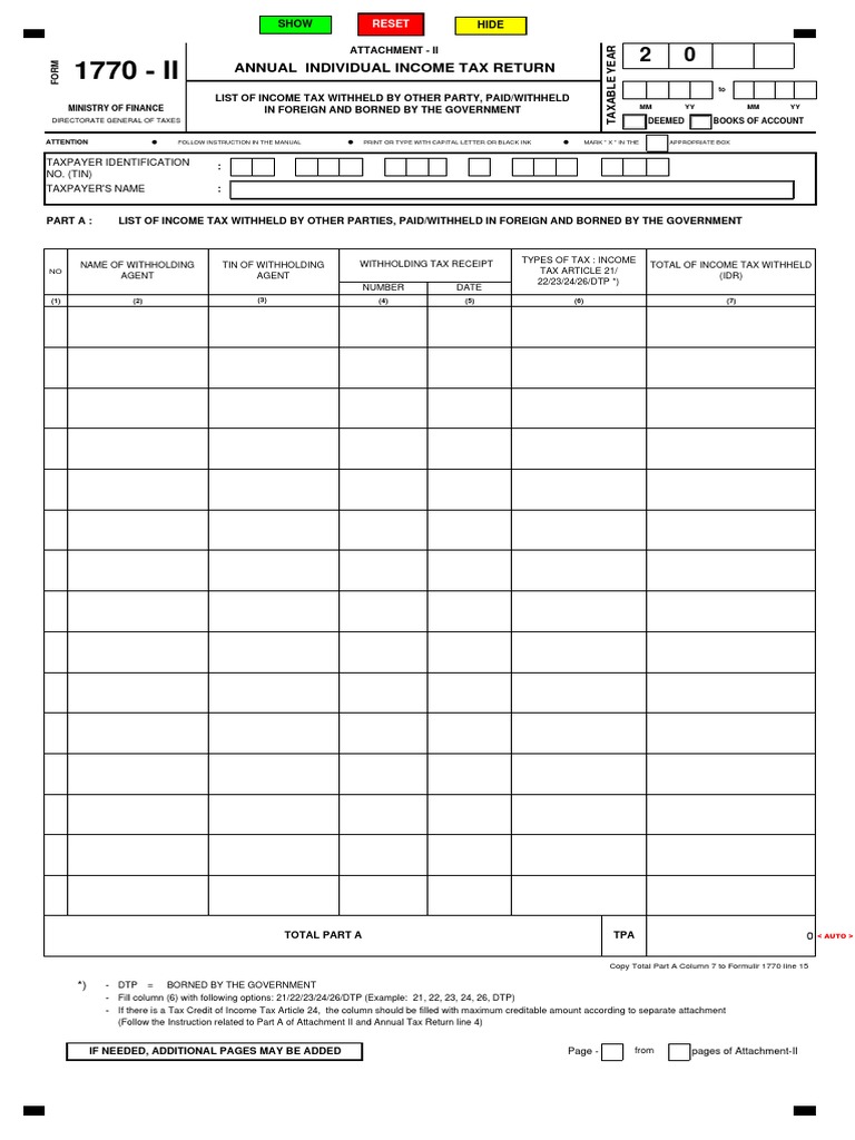 03 - Additional Form 1770 - II 2010 | PDF