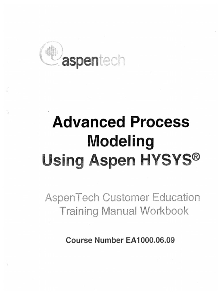 Advanced Process Modelling Using Aspen HYSYS (OCR) | PDF | Gas ...