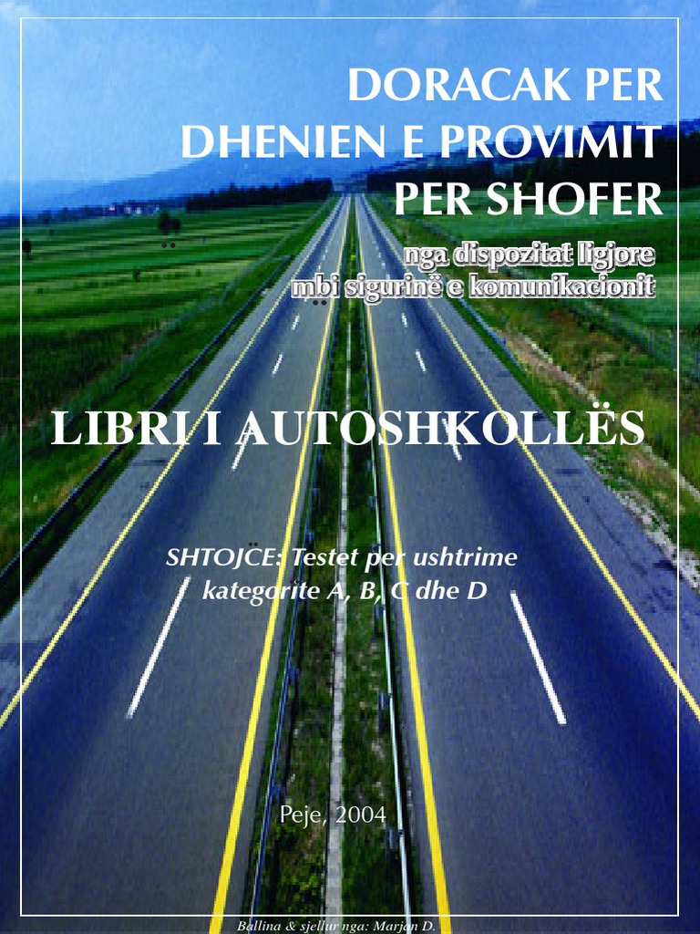 Libri I Autoshkolles 2012 PDF | PDF