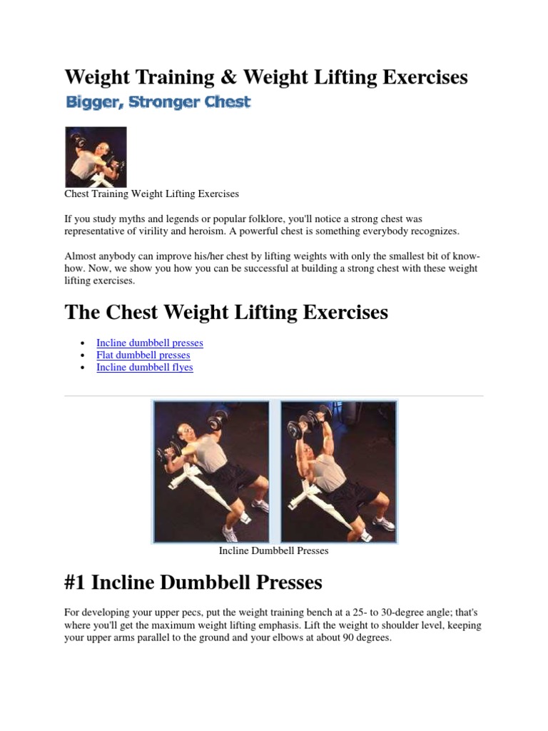 Weight Lifting | PDF | Weight Training | Shoulder