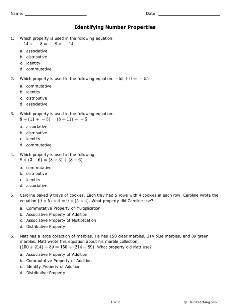 Identifying Number Properties | PDF | Logical Truth | Mathematical Logic