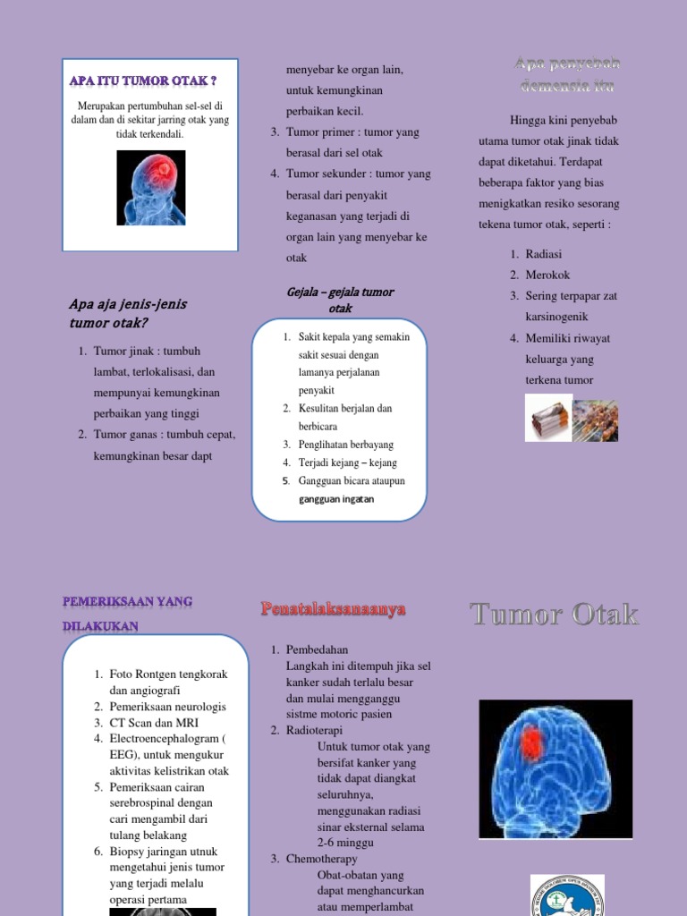 Leaflet Tumor Otak | PDF