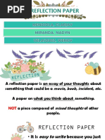 Ateneo de Zamboanga University: Reflection/Insight Paper - Cerae Format ...