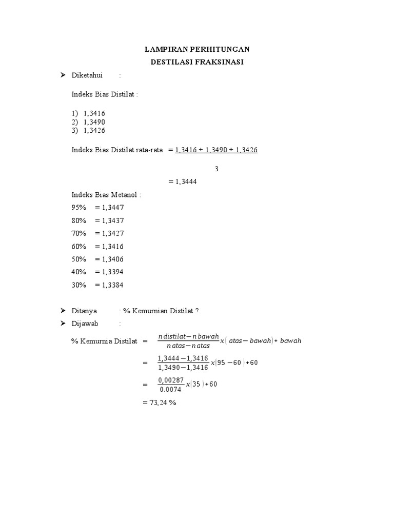 Lampiran Perhitungan | PDF