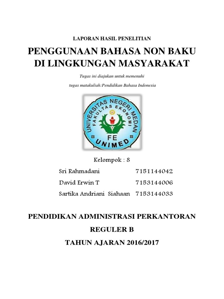 Mini Riset Bahasa Indonesia | PDF