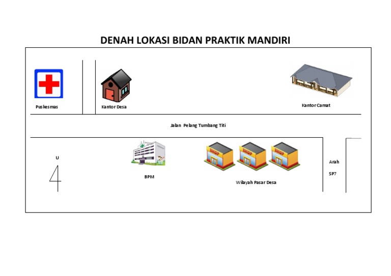 Denah Lokasi Bidan Praktik Mandiri | PDF