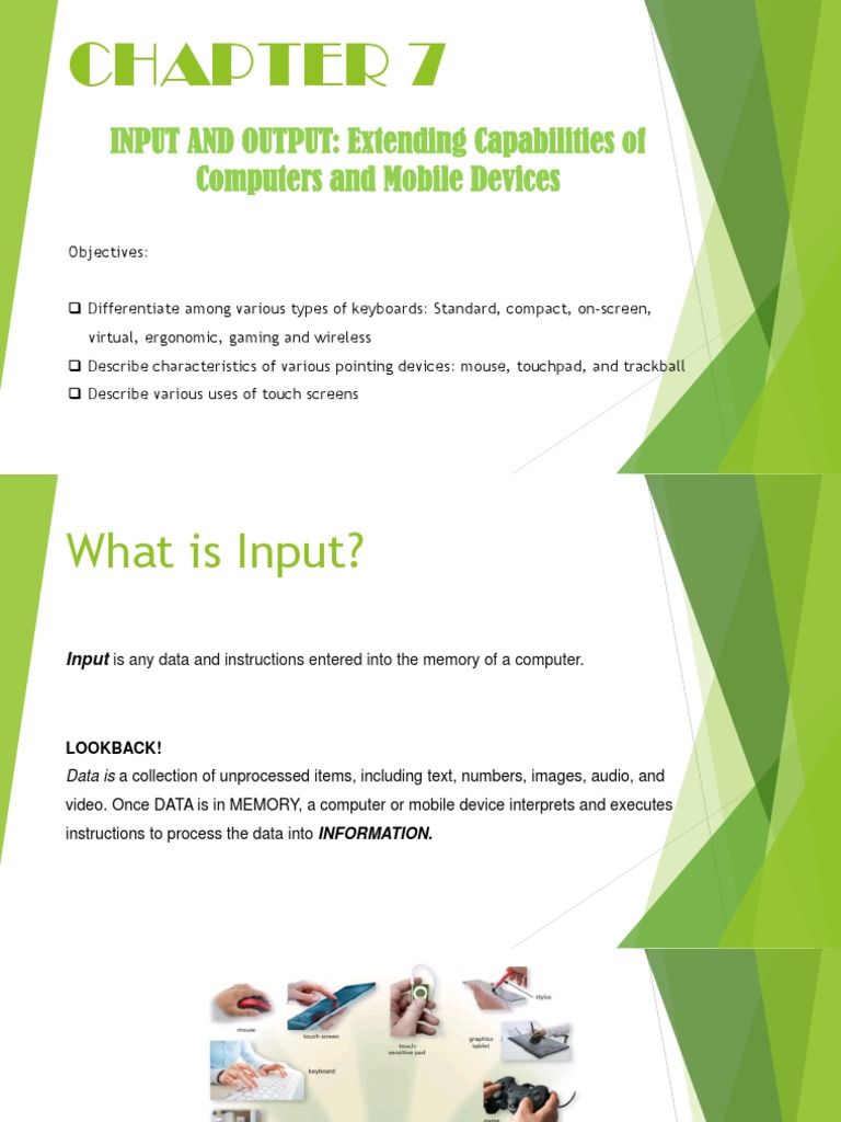 Chapter 7 Cs103 Report | Download Free PDF | Computer Keyboard | Touchscreen