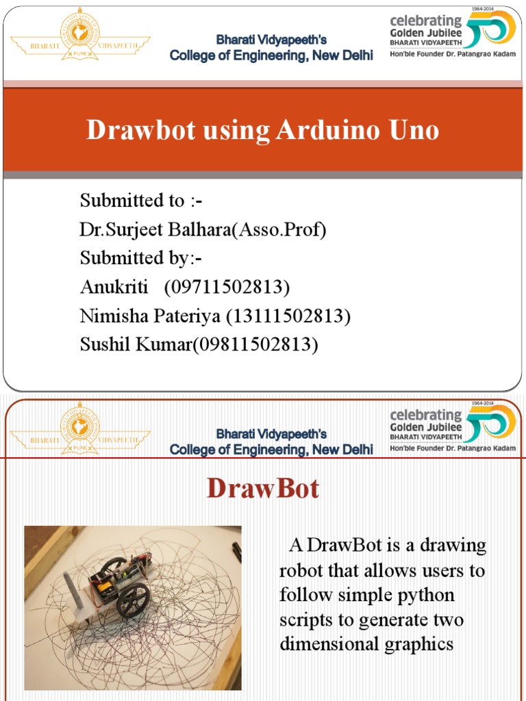 Drawbot Using Arduino Uno | PDF | Arduino | Servomechanism