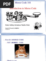 Morse Code Cheat Sheet | PDF