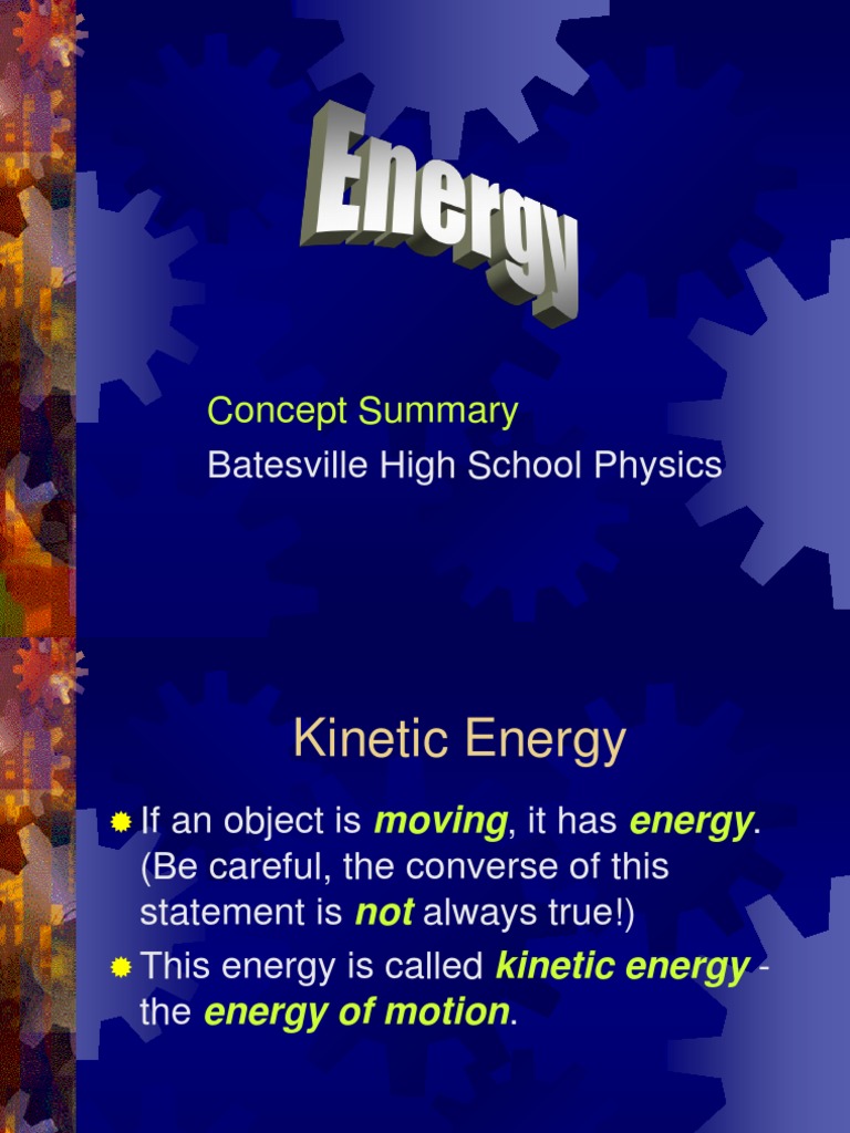 Concept Summary: Batesville High School Physics | PDF | Potential ...