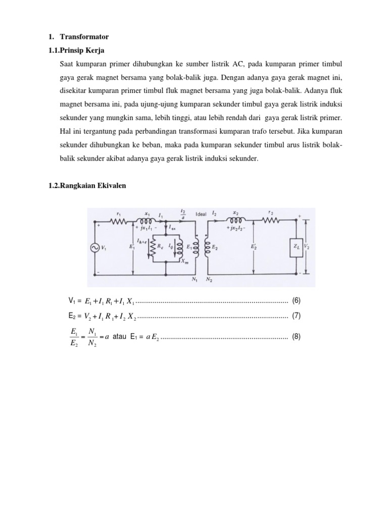 1 - Rangkaian Ekivalen | PDF