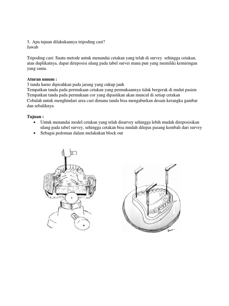 Apa Tujuan Dilakukannya Tripoding Cast | PDF