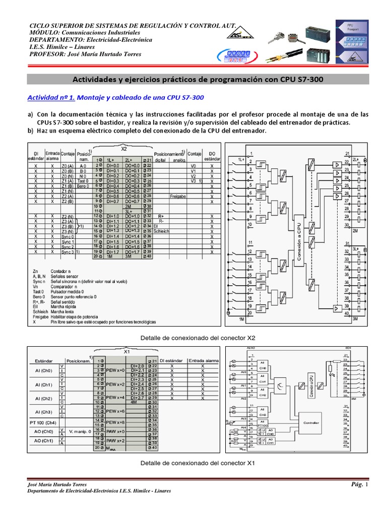 Ejercicios de Programacic3b3n Con s7 300 1c2aa Parte PDF | PDF | Unidad Central de procesamiento ...